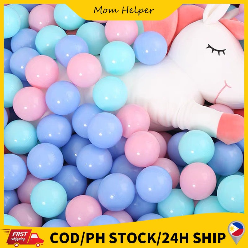 Ocean Balls Multicoloured Soft Pit Balls Plastic Play Balls Thicken ...