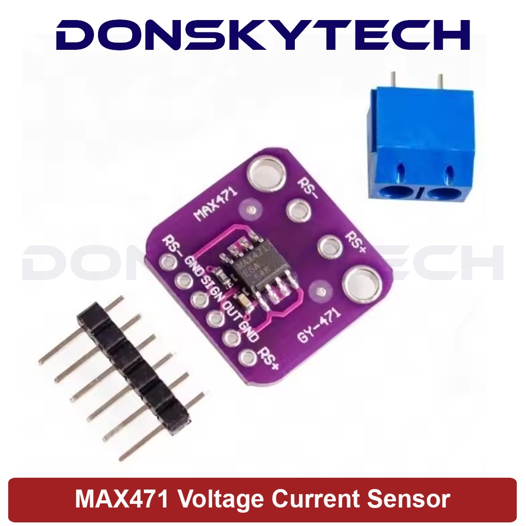 Max471 Voltage Current Sensor Module Gy 471 Dc 3 3v 3a Range For