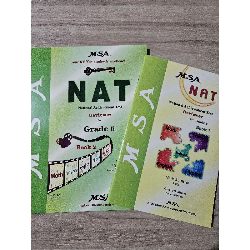 MSA NAT Reviewer for Grade 6 Book 1 & Book 2 By:Alferez | Shopee Malaysia