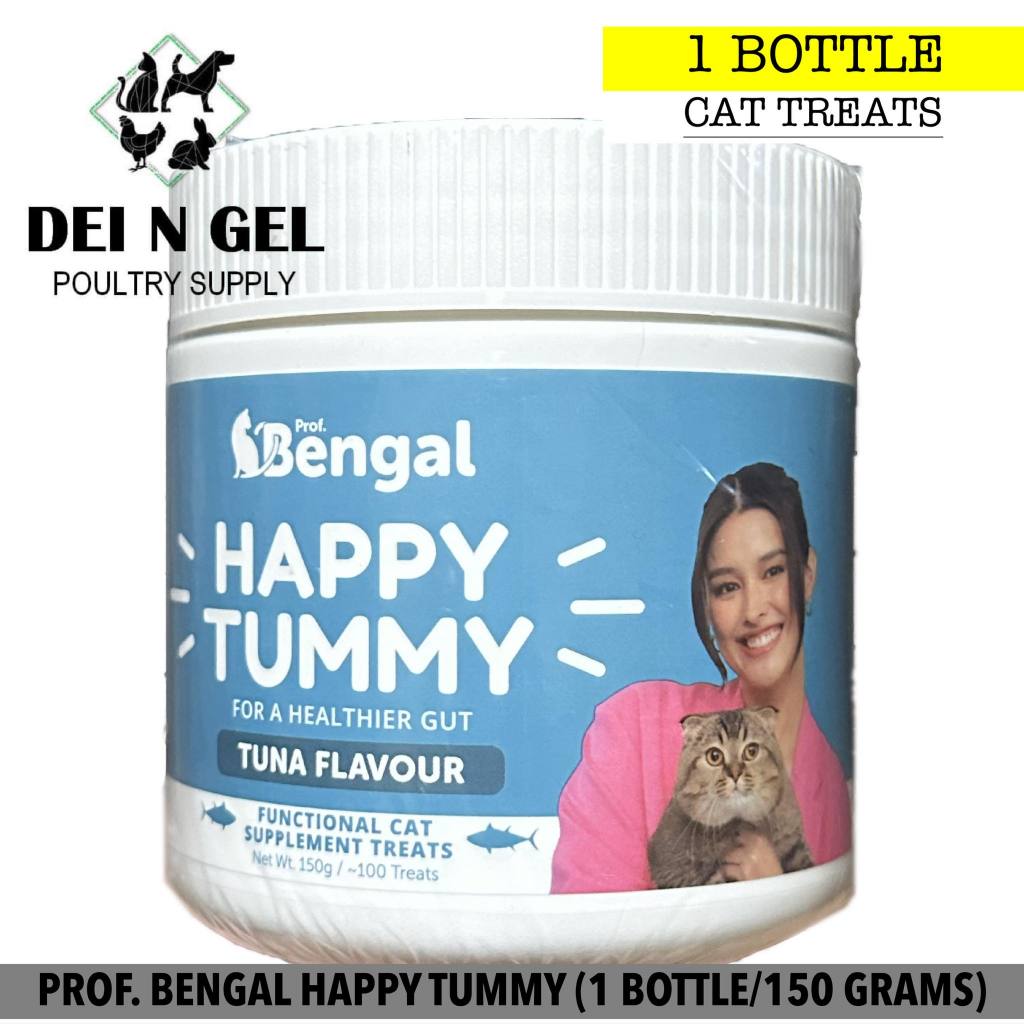 PROF. BENGAL HAPPY TUMMY CAT TREATS (1 BOTTLE/150 GRAMS) | Shopee Malaysia