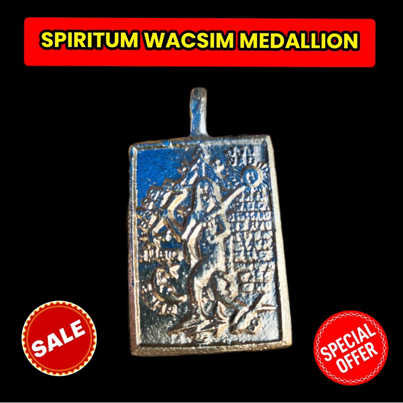 Wacsim Medallion with Oracion | Shopee Malaysia