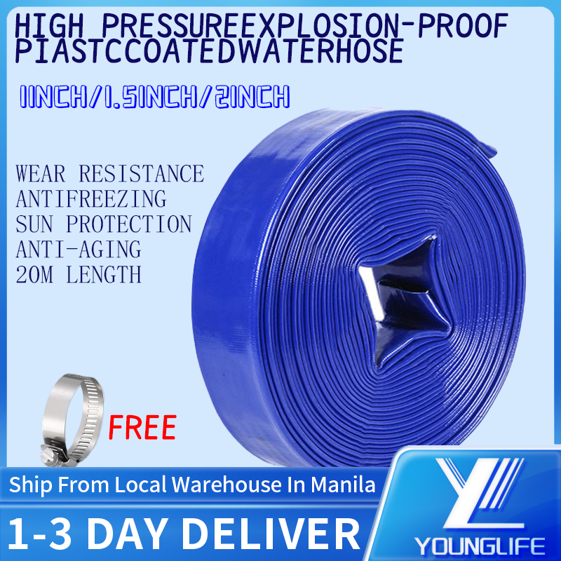 High Pressure Explosion Proof PVC Plastic Coated Discharge Duct ...