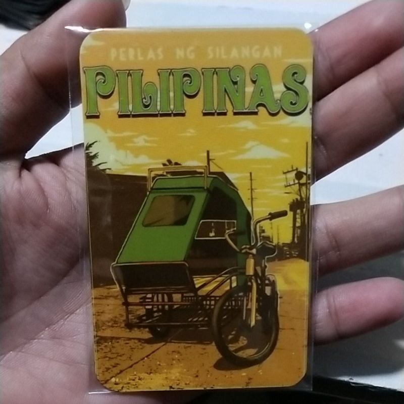 Philippines Tourist Spot Design Rubber Ref Magnet Souvenir (Pedicab ...