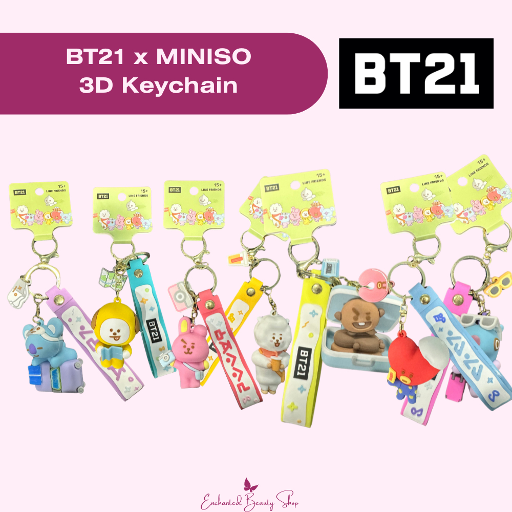 BT21 x MINISO 3D Keychain | Shopee Malaysia