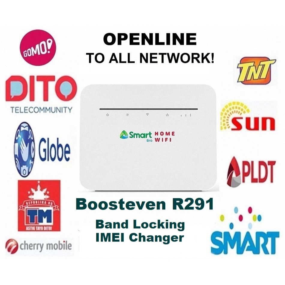 OPENLINE Smart Bro Prepaid Home WiFi LTE-Advanced (Boosteven R291) | Shopee Malaysia