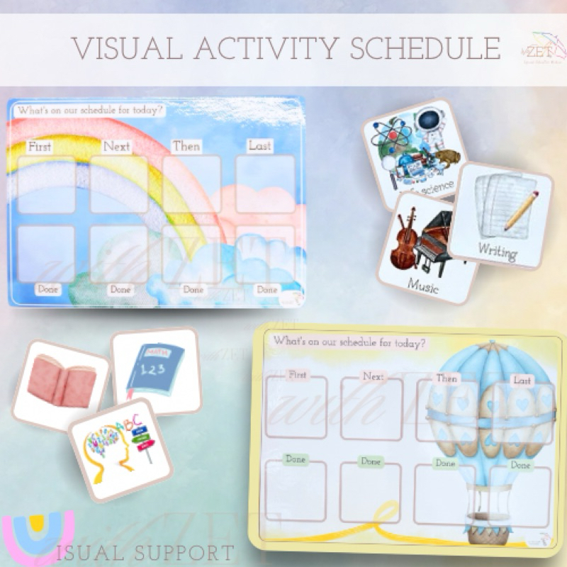 Visual Activity Schedule / Visual Schedule / First Next Then Last ...