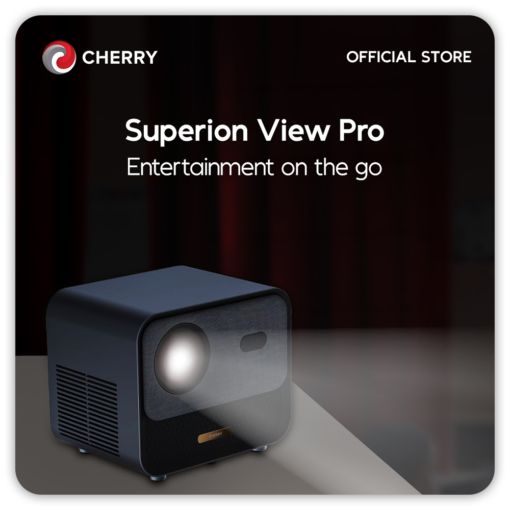 CHERRY Superion View Pro (Projector 8000 Lumens Brightness, For Home ...