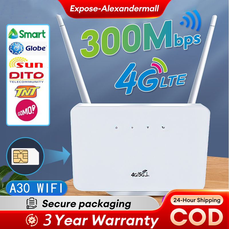 WiFi Router SIM Card Modem 4G/5G Network Router 2.4G Dual Band Gigabit ...