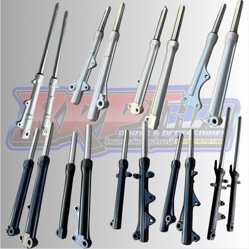 FRONT SHOCK ASSEMBLY FOR XRM125 / RAIDER150 / M3 / MIO SPORTY / SNIPER150 / CLICK / BEAT FI ...