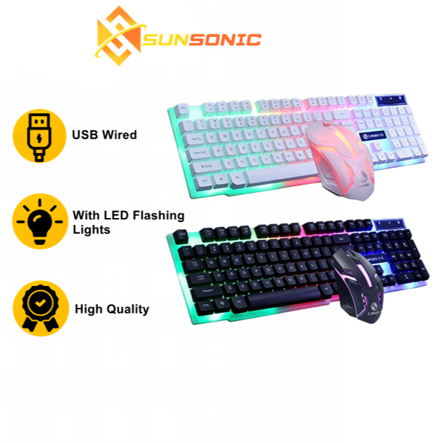 Limeide Gtx300 Colorful Led Backlight Ergonomic Mechanical Gaming Usb ...