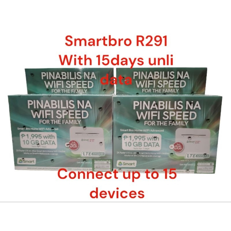Smart Bro Prepaid Home Wifi LTE-Advance ( Boosteven-R291 ) | Shopee Malaysia