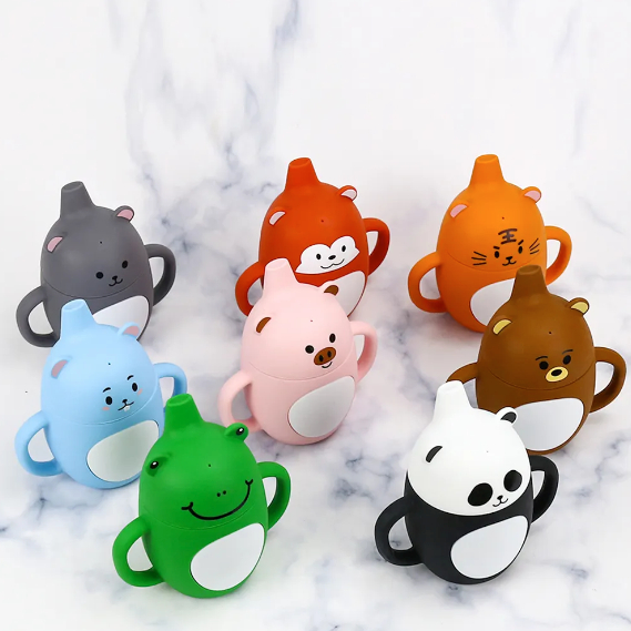 Baby Products Cute Cartoon Silicone Toddlers Sippy Cup & Snack ...