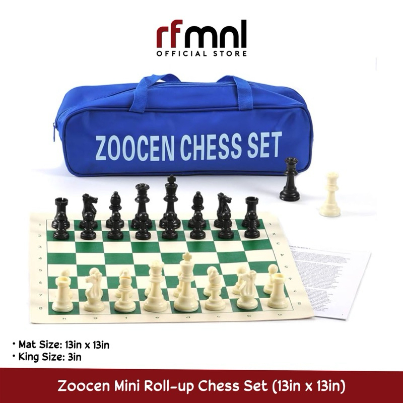 Zoocen Mini Roll Up Chess Set (13inches x 13inches) | Shopee Malaysia