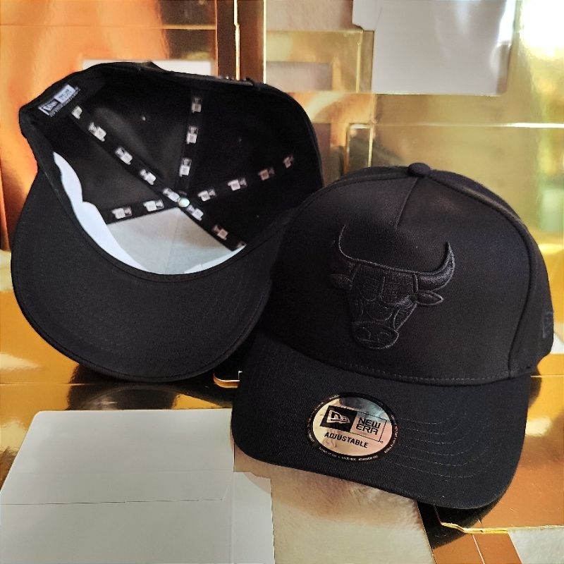 Top Grade New Era Chicago Bulls A-frame curve/snapback caps | Shopee ...