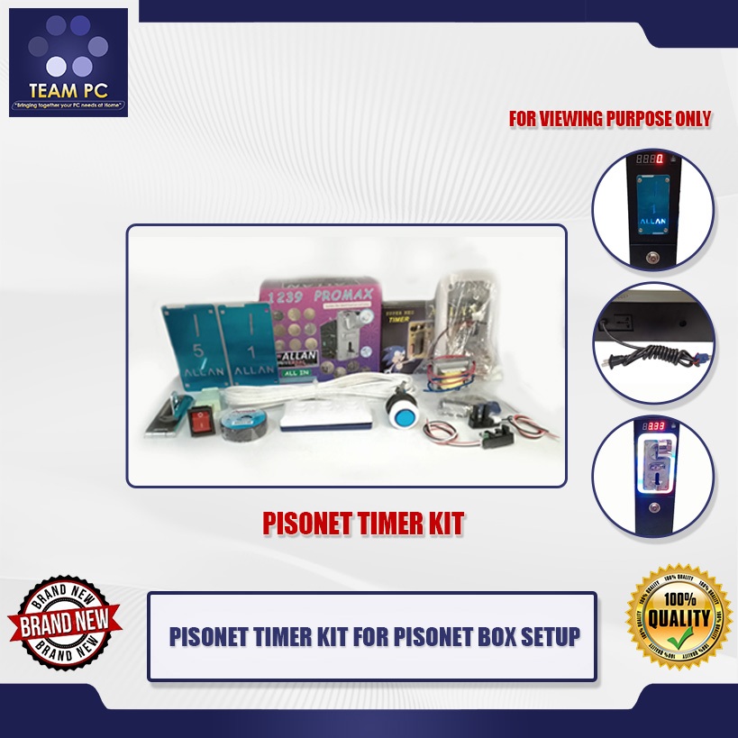 TEAM PC PISONET TIMER KIT FOR PISONET BOX SETUP | Shopee Malaysia