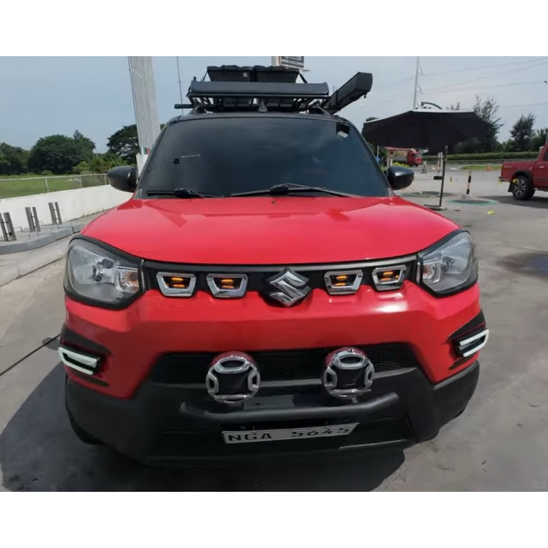 SUZUKI SPRESSO MATTE BLACK | CHROME GARNISH FRONT HEADLIGHT COVER, REAR ...