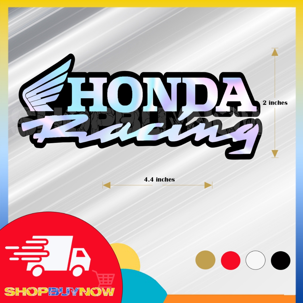 Honda Racing Sticker Decals | Shopee Malaysia