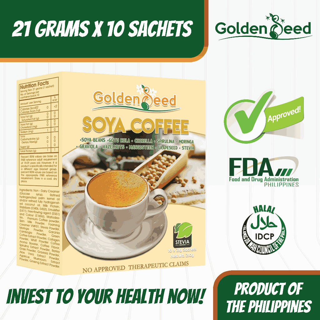 Golden Seed Soya Coffee (Instant Drink Mix) | Shopee Malaysia