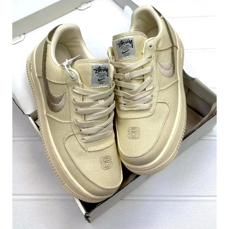 Sneaker Shoes AF1 Stussy for Men and Women with free socks High end ...