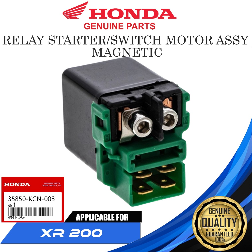 HONDA RELAY, STARTER/SWITCH MOTOR MAGNETIC FOR XR 200 ( 35850-KCN-003 ...