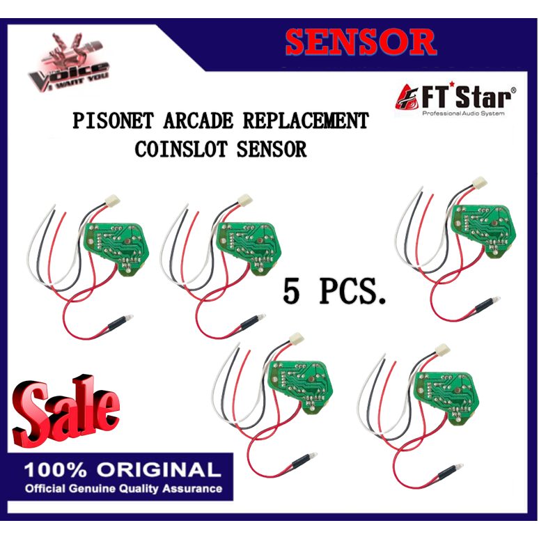 Pisonet Arcade Replacement Coinslot Sensor Set of 5 | Shopee Malaysia