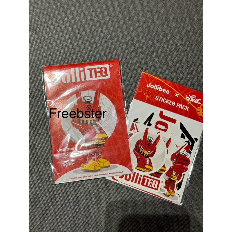 Jollibee Quiccs ( Quiccs Sticker Set “Jollibee x Quiccs Toy” STICKER ...