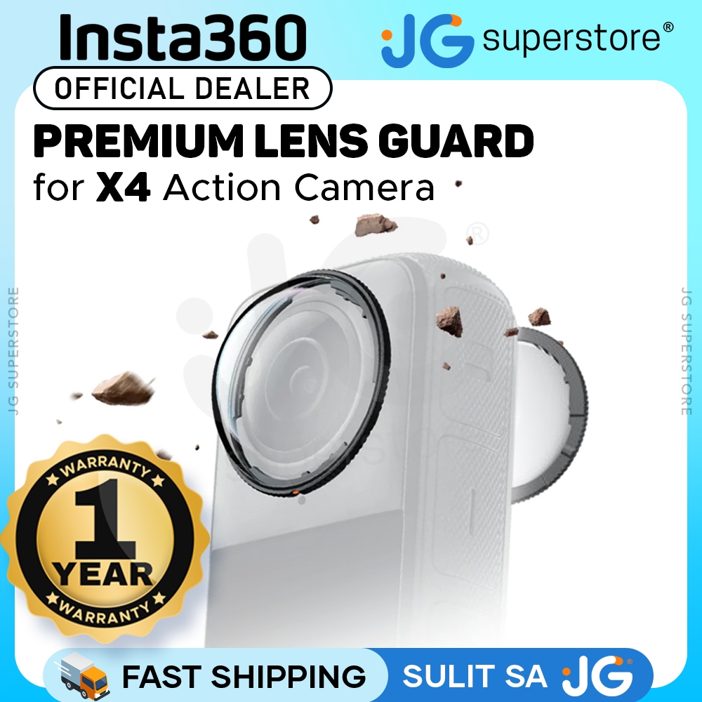 Insta360 X4 Premium Lens Guard Set with (2pcs) Removable Protective ...