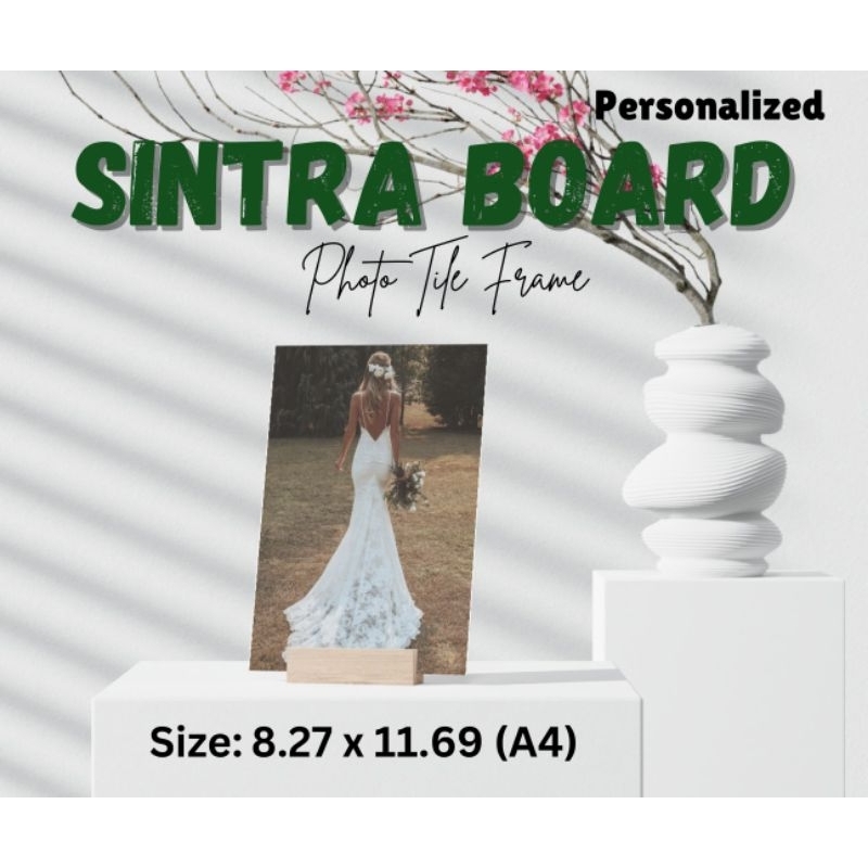 Personalized Sintra Board Souvenir Photo Tile A4 Size 3mm thickness ...