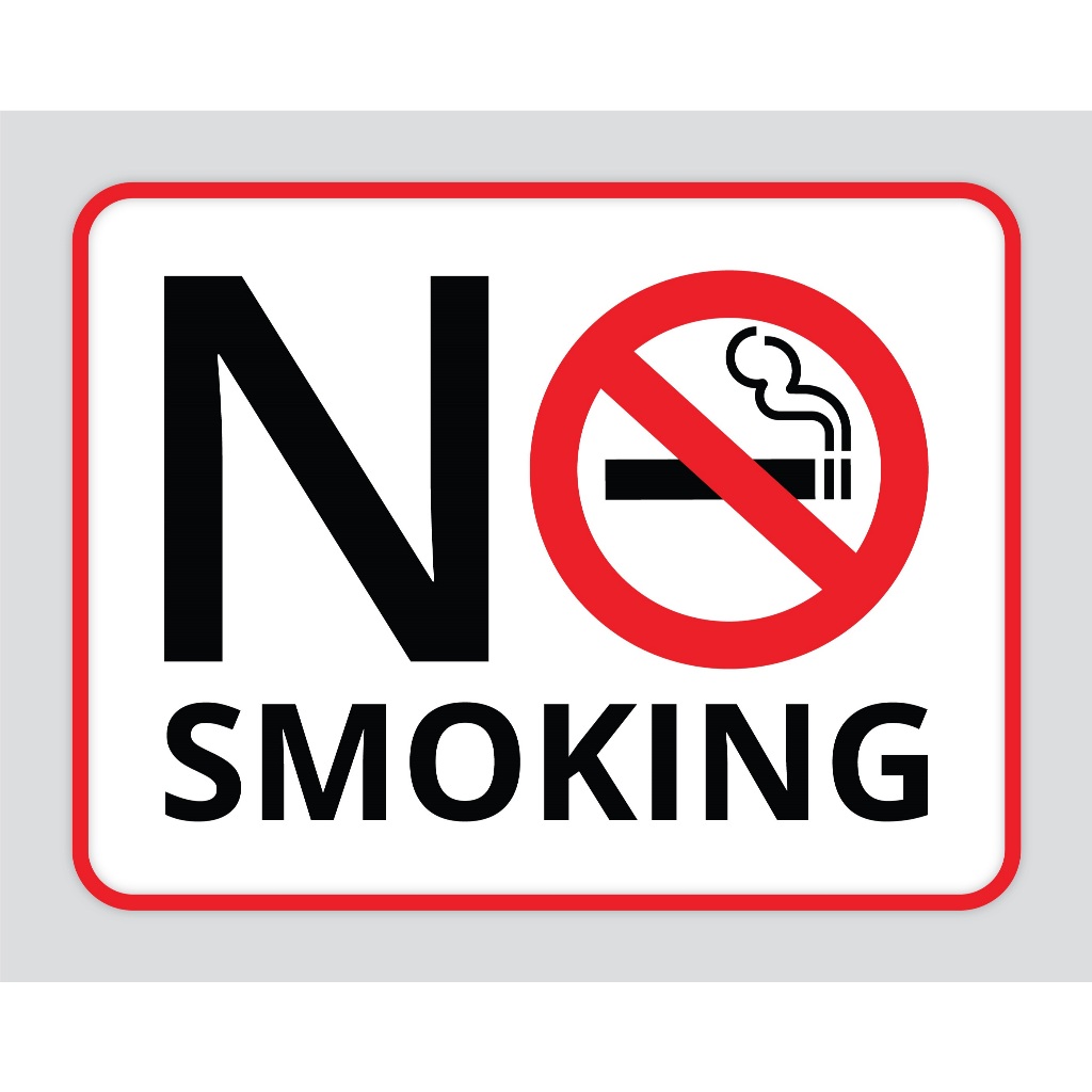 NO SMOKING signage A4 size | Shopee Malaysia