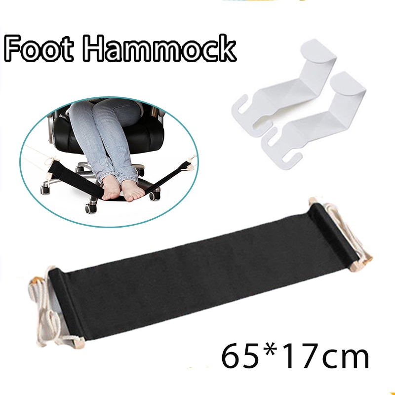 Adjustable Foot Hammock Under Desk Footrest Portable Relaxing Desk Foot ...