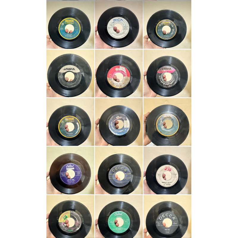 Vintage 45 RPM Vinyl Records Box 14A | Shopee Malaysia