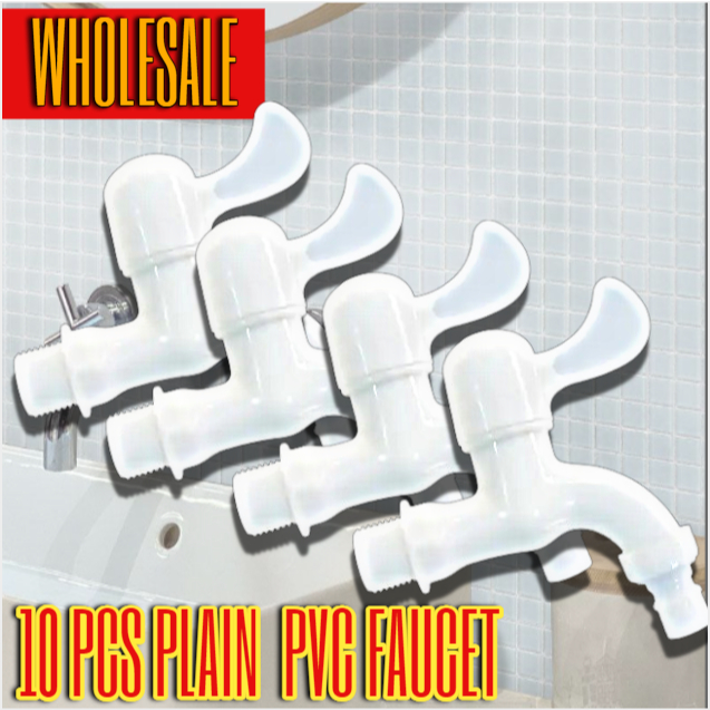 CJQ -60 KItchen Water 1PC PVC Plastic Plain White Kitchen/Bathroom ...