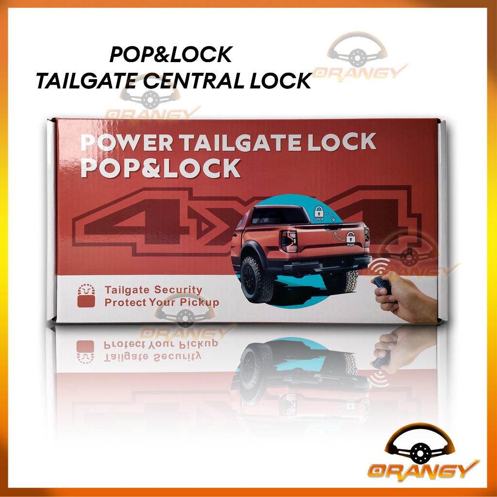 POP&LOCK TAILGATE CENTRAL LOCK SECURITY POWER TAIL GATE LOCK RANGER ...