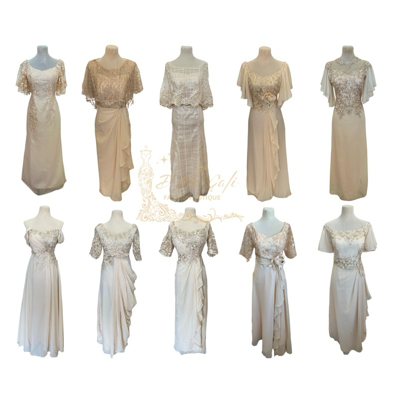 Mother Of the bride Gown/Principal Sponsor Gown/ Pang Ninang Gown ...