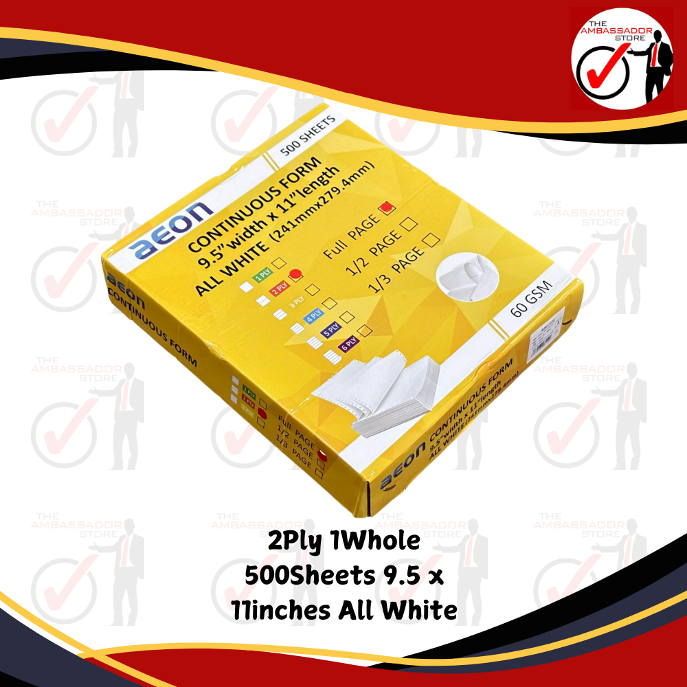 AEON 2Ply Carbonless Continuous Computer Form 60gsm 1Whole Page ...