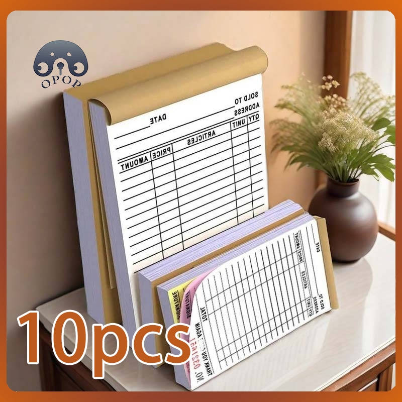 10pcs Carbonized Resibo Receipt Price Receipt Transaction Record ...