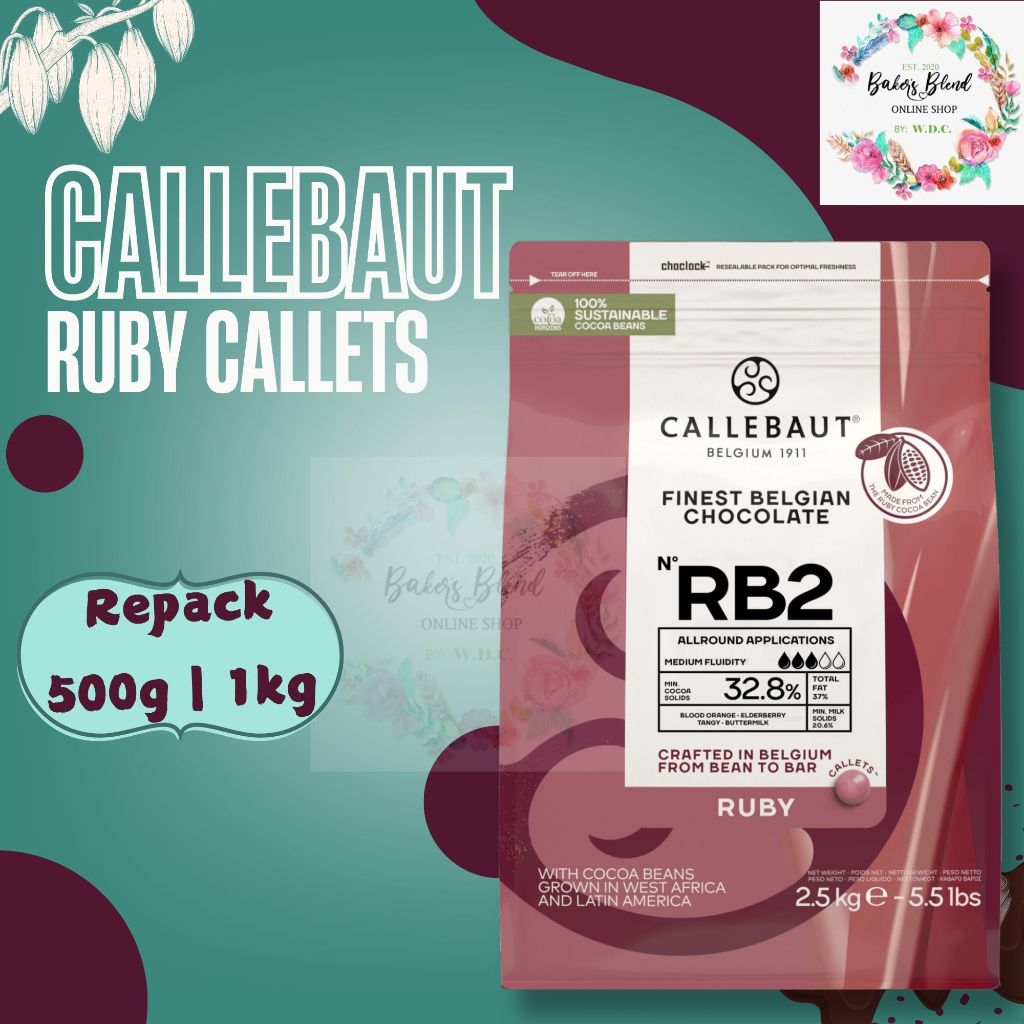 Callebaut Ruby Chocolate Callets (500g | 1kg) | Shopee Malaysia