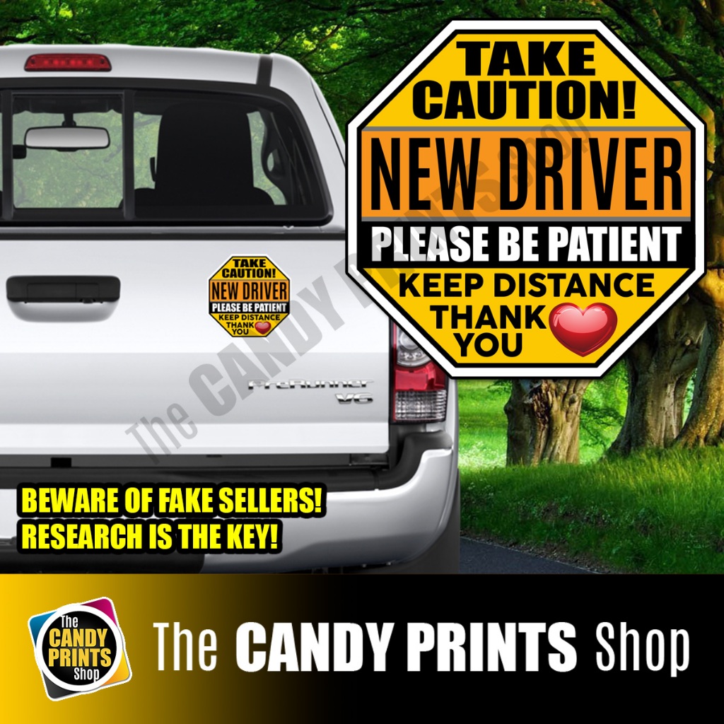 Customized Magnetic Car Sticker for a very special customer (OCTAGON ...