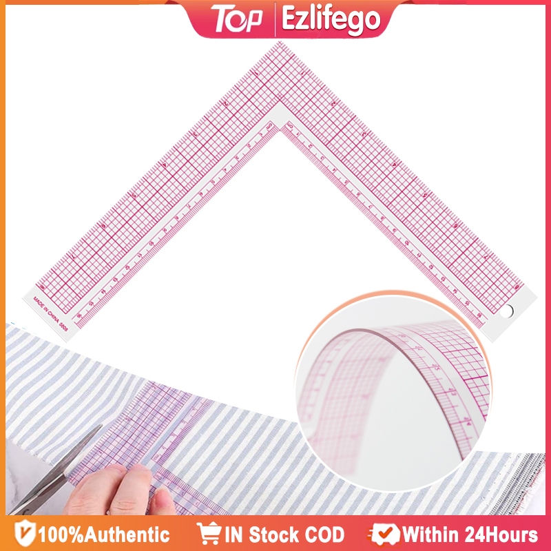 90 Degree Angle Ruler For Clothing Pattern Making Precision Tailoring ...