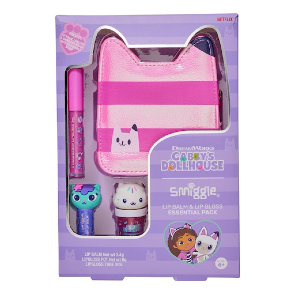 Smiggle x Gabby's Dollhouse Lip Essentials Gift Pack | Shopee Malaysia