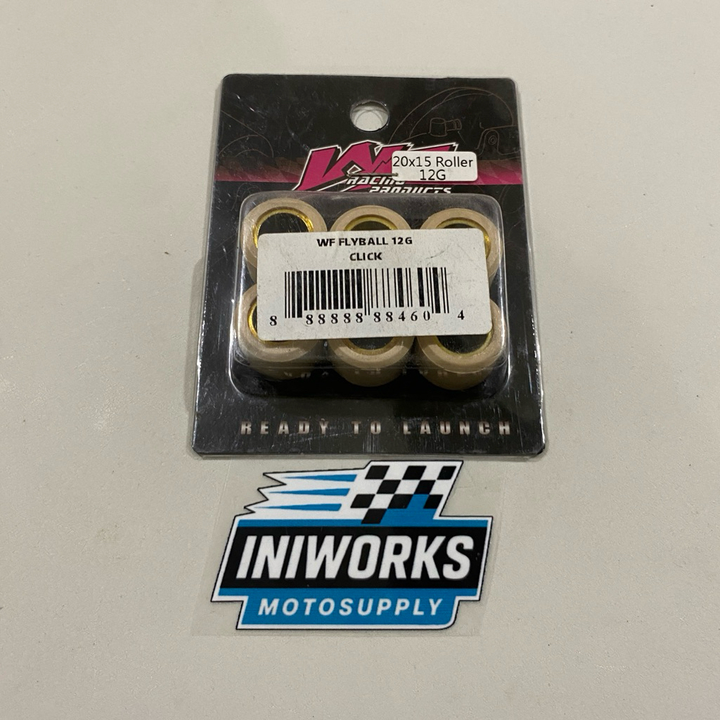 WF CLICK Flyball 12g – High-Performance CVT Roller Weights for Honda ...