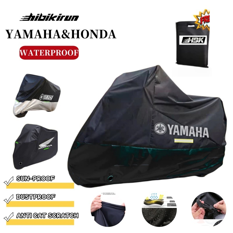 HIBIKIRUN Motorcycle Cover Waterproof For Honda Click 125 /Yamaha/aerox ...