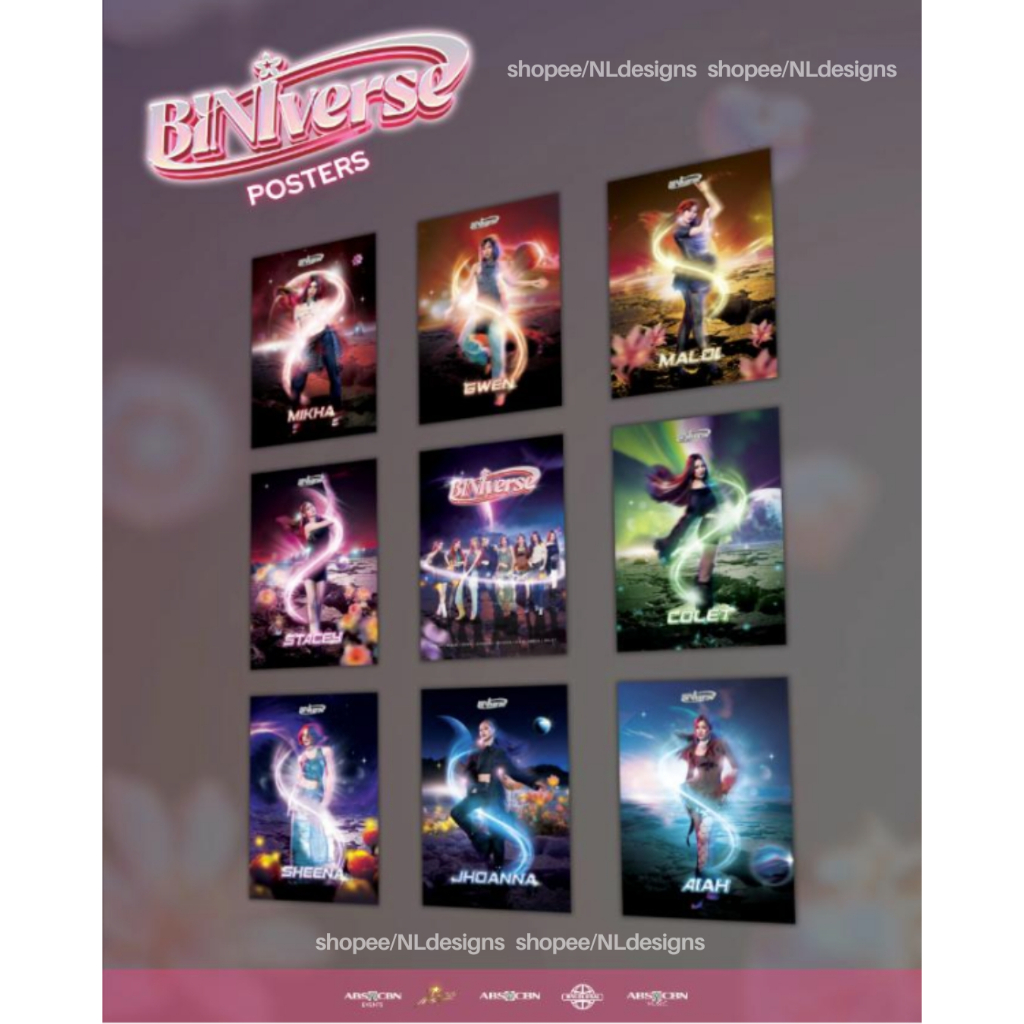 BINI Group and Solo Posters Official [ON HAND] Signed / Unsigned ...