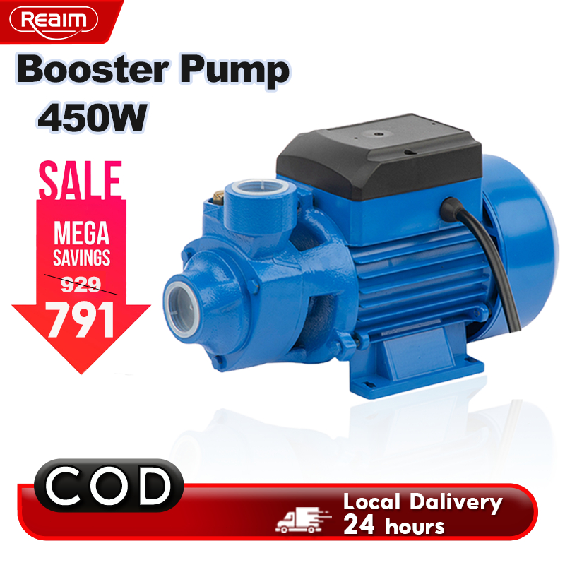 REAIM Booster Pump Jet Pump 0.5HP Jetmatic Water Pump 450W Electric ...