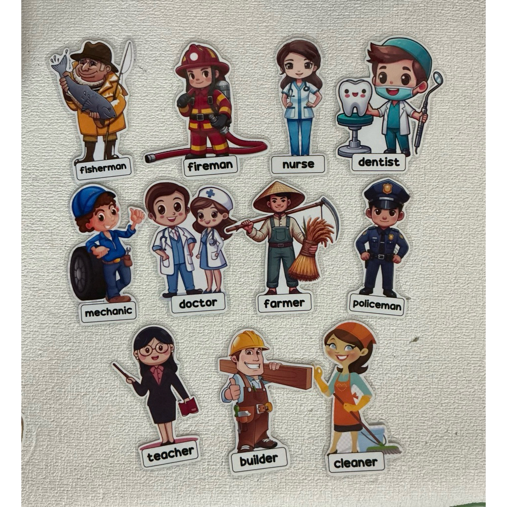 Community Helpers Teaching Materials | Shopee Malaysia