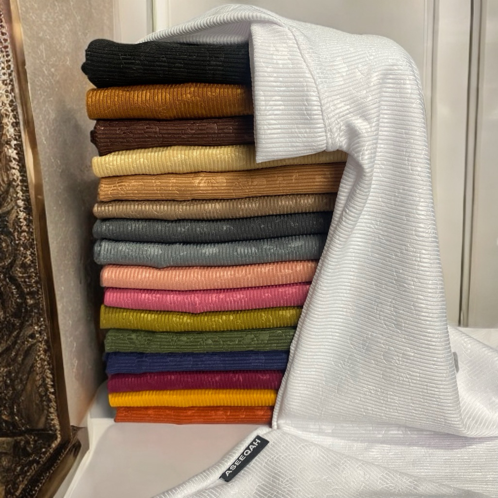 AC Emboss Alfaro Inspired Instant Hijab with chin cover | Shopee Malaysia