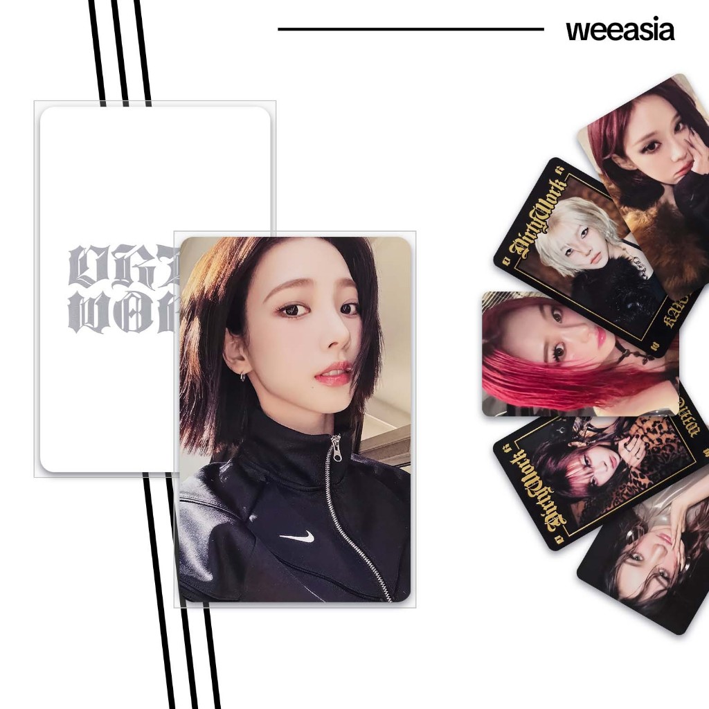 AESPA DIRTY WORK KWANGYA POP-UP TRADING ALBUM LOMO CARDS PHOTOCARDS ...