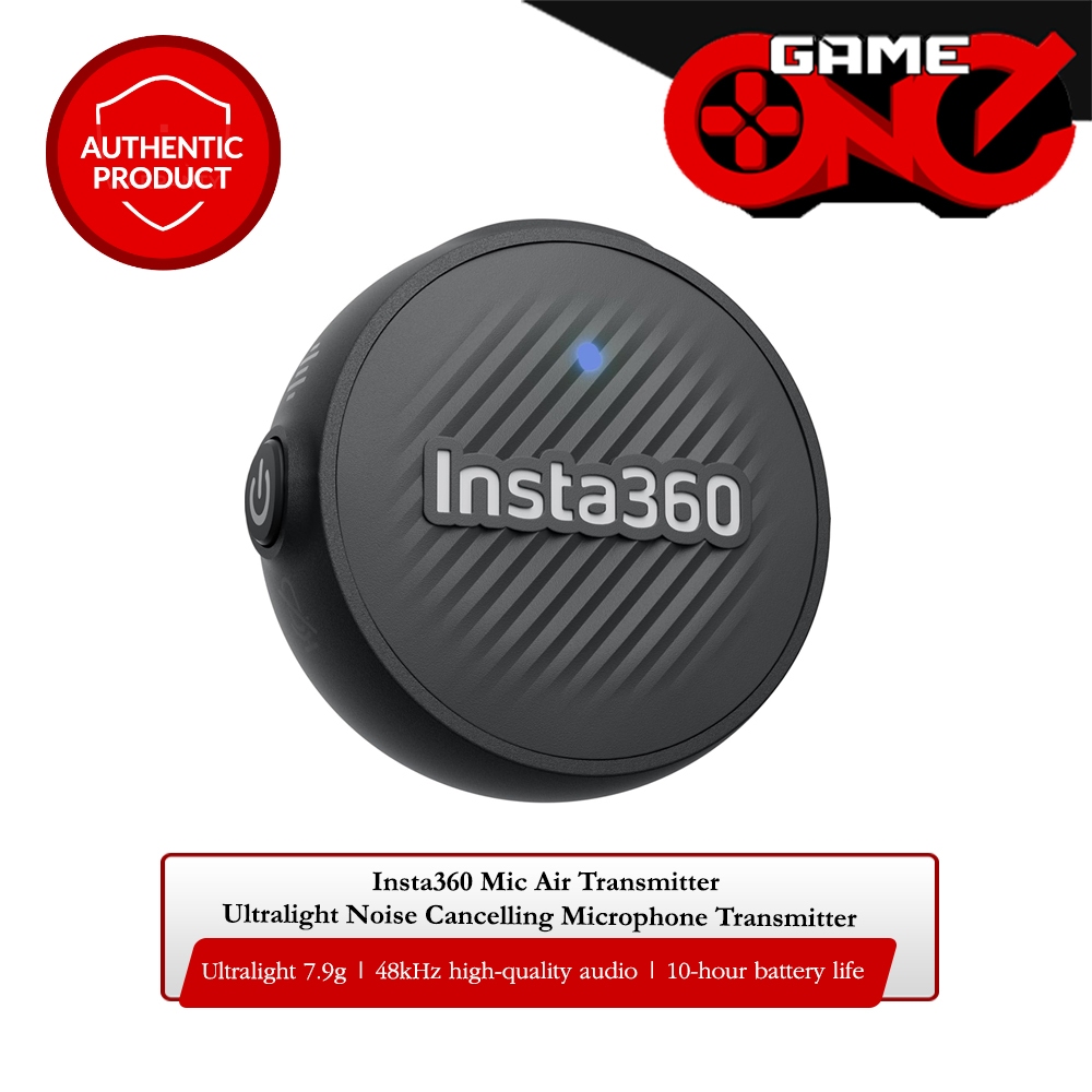Insta360 Mic Air Transmitter Ultralightweight Noise Cancelling ...