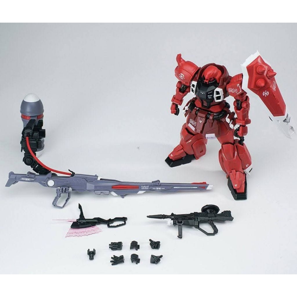 Xingzan model MG 1/100 Red Gunner Zaku Warrior alloy frame model kit | Shopee Malaysia