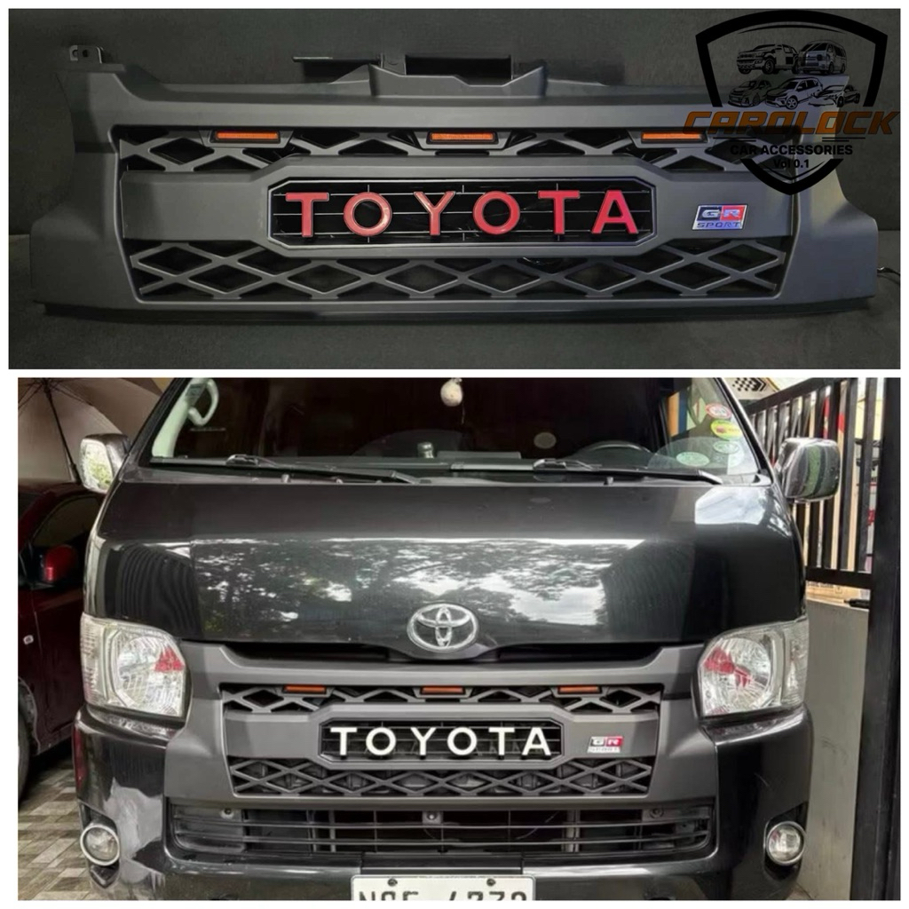 Toyota Hiace GL Grandia Super Grandia 2014 - 2018 GR Grill with Light ...